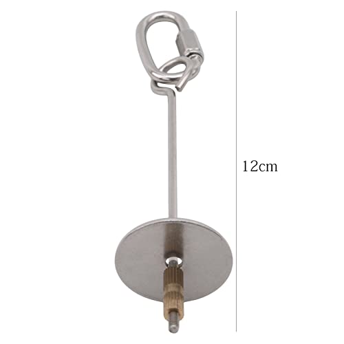 ShanLily Stainless Steel Parrot Food Skewer Food Meat Fruit Stick Spear Holder Small Animal Bird Toy Bird Treating Tool