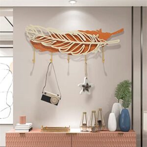 XDCHLK Clothes Hook Behind The Entrance Door Simply Porch Fashion Creative Iron Hooks Living Room Coat Hooks