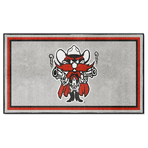 FANMATS 36585 Texas Tech Red Raiders 3ft. x 5ft. Plush Area Rug