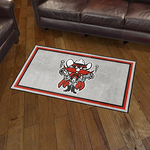 FANMATS 36585 Texas Tech Red Raiders 3ft. x 5ft. Plush Area Rug