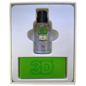 3D Ceramic Coating + Graphene Infused Kit - 30ml - Superior Oleophobic and Hydrophobic Properties Provide Long Lasting Protection & Durability - Includes Applicator