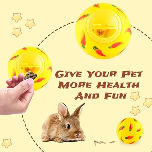 CheeFun Stacking Cups for Rabbit Toys - 9 Pack Plastic Snack Cup and Treat Ball Bunny Toys Supplies - Rabbit Toys for Bunnies