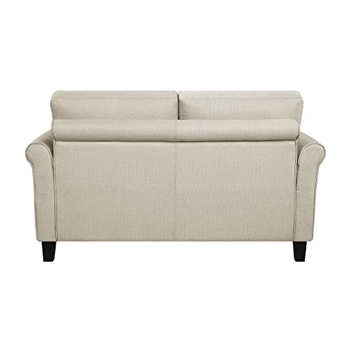 Lexicon Mendota Living Room Loveseat, Beige