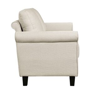 Lexicon Mendota Living Room Loveseat, Beige