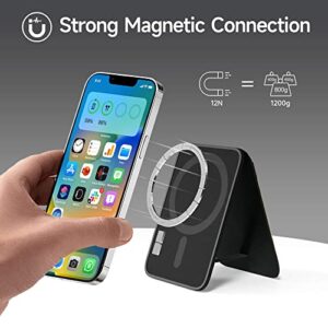 Doter MagSafe Wallet Stand Compatible with iPhone 14/13/12 Pro Max, iPhone 14/13/12 Pro, and iPhone 12/13/14 Series, Magnetic Wallet Card Holder Designed for MagSafe, 3 Cards Holder