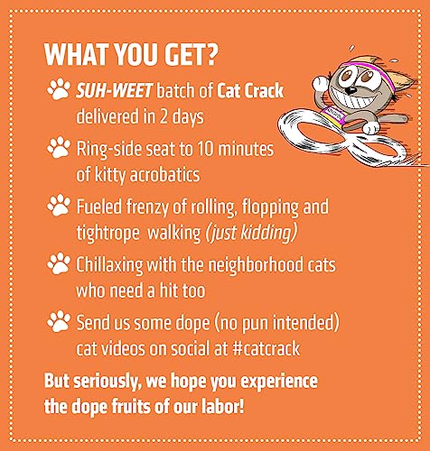 Cat Crack Catnip 1 Cup Bundled with Organic Catnip 1 Cup, Premium Blend Safe for Cats, Infused with Maximum Potency Your Kitty is Sure to Go Crazy