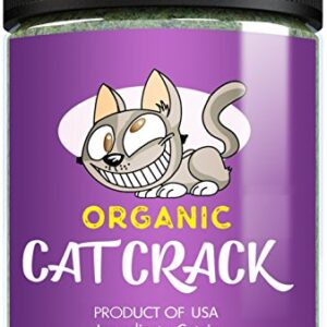 Cat Crack Catnip 1 Cup Bundled with Organic Catnip 1 Cup, Premium Blend Safe for Cats, Infused with Maximum Potency Your Kitty is Sure to Go Crazy