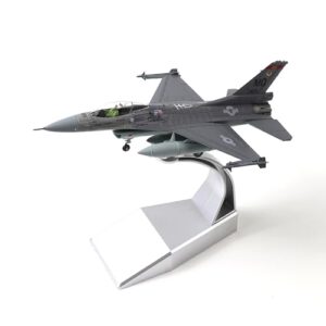 NUOTIE 1/100 F-16C Fighting Falcon Fighter Model Metal DieCast Aircraft Jet Kit Fighter Plane Model Military Airplane for Collection and Gift