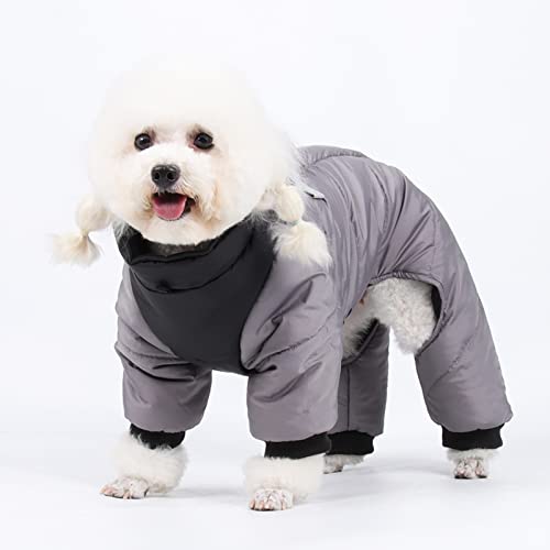 Dog Jacket Windproof Keep Warm Reflective Puppy Dog Outdoor Four-legged Coat Pet Clothes Dog Jacket