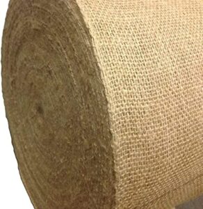 24" wide 100% natural jute upholstery burlap roll - 5 yards