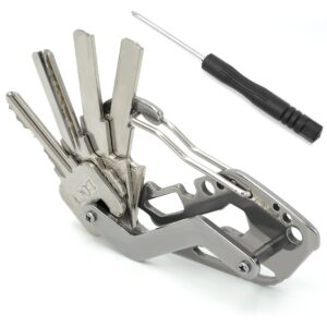 Wegrind EDC Key Organizer for Multiple Keys Hook Compact Key Holder and EDC Tools for Men