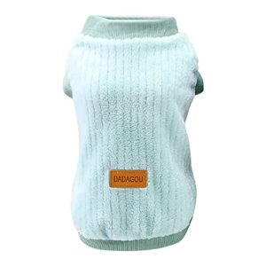 pet clothes for medium dogs summer pet dog puppy classic sweater fleece sweater clothes warm sweater winter pet clothes for small dogs female