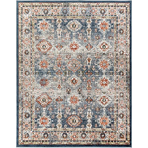 SURYA Davaro Traditional Medallion Area Rug,7'10" x 10',White