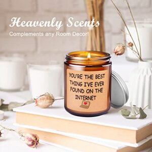 Gifts for Women Men - Anniversary Romantic Gifts for Her Him - Birthday Funny Gift for Best Friends Boyfriend Girlfriend Wife Husband - Candles Gifts for Men Him