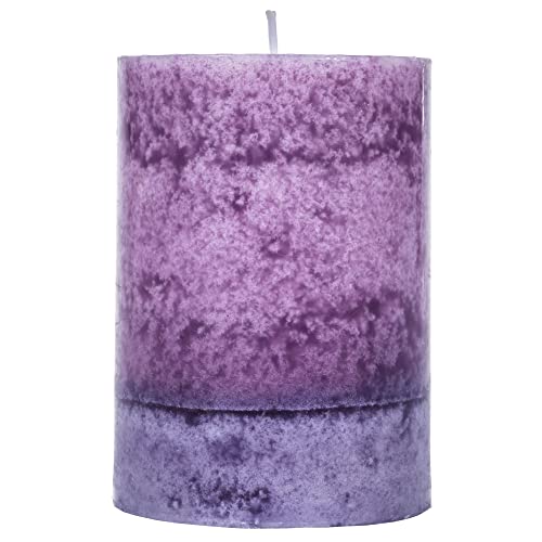 Lavender Fields Aromatherapy Pillar Candle