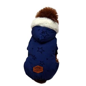 dog sweaters for small dogs cat hoodied plus polyester clothing sweatshirts plush pet clothes sweaters for small dogs male winter