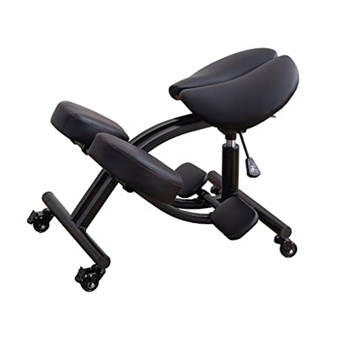 WAEYZ Ergonomic Kneeling Chair, Height and Angle Adjustable Chairs, Tilt Balance Seat, for Learning Office Rocking Chair,Improves and Corrects Posture Chair