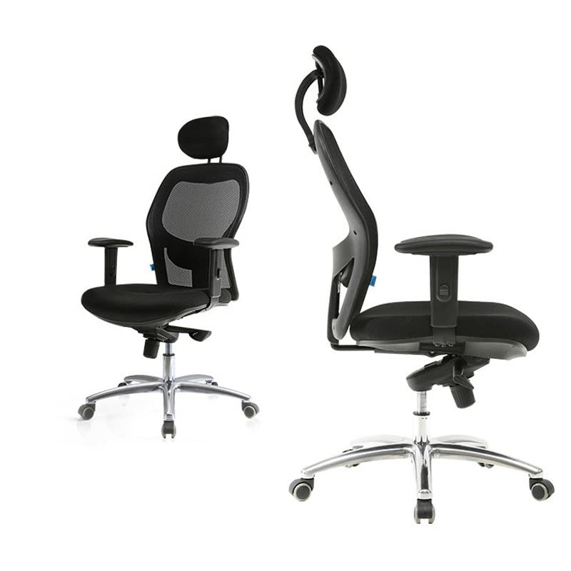 SEASD Ergonomic Computer Chair Home Swivel Chair Boss Seat Thicken Cushion Comfortable Reclinable Office Chair Sync Back Function