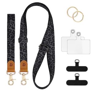 doooze phone lanyard,phone strap,phone lanyard crossbody,phone charms strap,universal cell phone lanyard for all smartphone