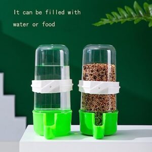 kikiledio Bird Water Dispenser，2pcs 16.7Oz Bird Water Dispenser for Cage，pet Bird Water Feeder， Pet Bird Feeder