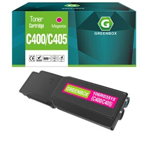 greenbox remanufactured xerox versalink c400 c405 magenta toner cartridges replacement for 106r03515 for versalink c400n c400dn c405n c405dn printer (1 pack)