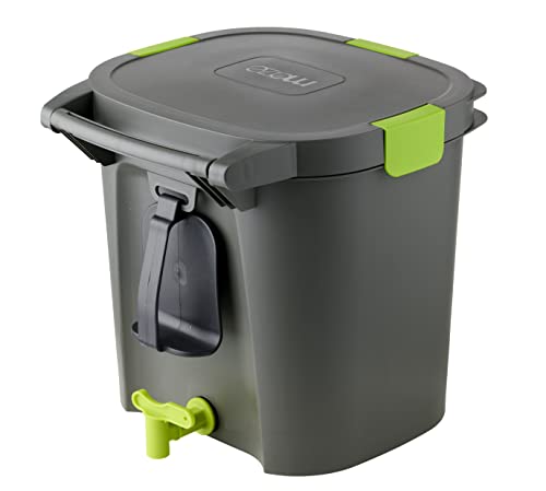 MAZE 14 Liter Airtight Bokashi Kitchen Compost Bin Kit