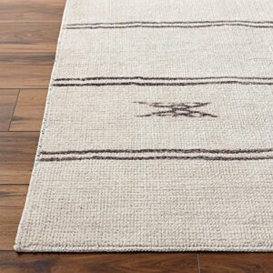 Becki Owens x Surya Rivi Moroccan Area Rug , 5'3" x 7', Light Grey