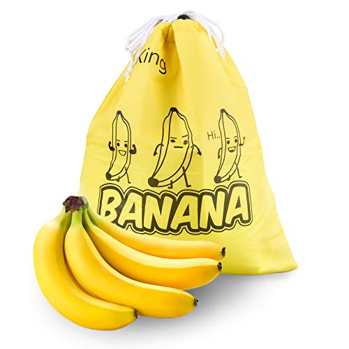 oJoKing Banana Storage Bag Extended Shelf Life，Keep Tt Longer Up To 2 Weeks Stop Food Waste，Washable Storage Bag Potato Sack Reusable Food Saver Bags Seed Sack Bags