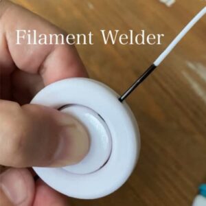 WECREZAR 3D Printer Filament Connector Filament Welder for Filament 1.75mm PLA, White