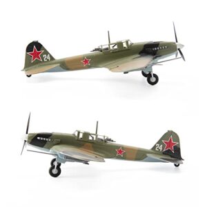 1/72 Scale Military Fighter Airplane ，IL-2M3 Attacker Aircraft WW2 Model Plane USSR Military Models #24 Trumpeter 36412 for Commemorate Collection