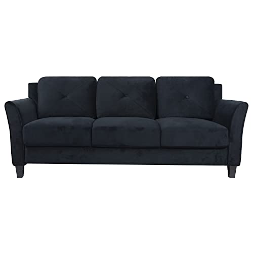 Naomi Home Raelynn Sofa Black/Microfiber