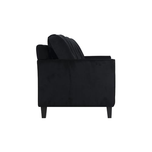 Naomi Home Raelynn Sofa Black/Microfiber