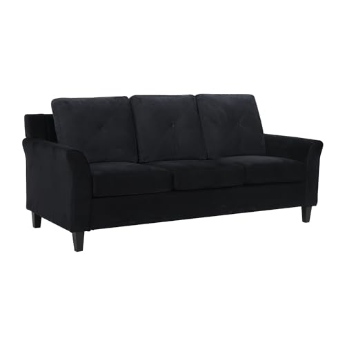 Naomi Home Raelynn Sofa Black/Microfiber