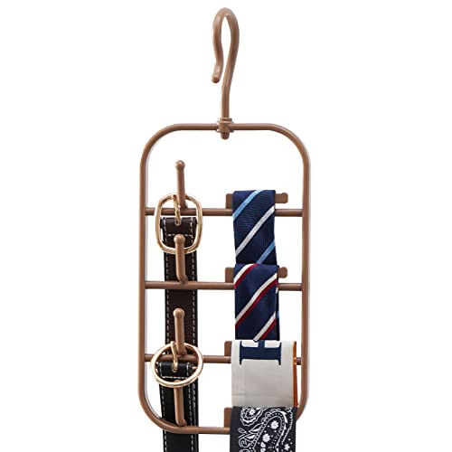 Multifunction Belts Rack,Tie Scarf Hanger for Closet,Livingroom,Bathroom,Basement,Organizer and Storage