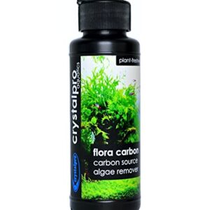 Crystalpro Flora Carbon 4.22 Oz - Concentrated Bioavailable Carbon Source for Freshwater and Planted Aquariums (125 ml)