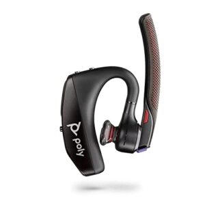 Plantronics Voyager 5220 Poly Bluetooth Headset Noise-Canceling Earpiece Mic & Amazon Alexa (Retail Packing)