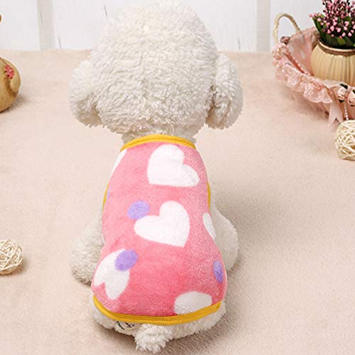 HonpraD Dog Shirts Girl Winter Print for Autumn Pet Clothes Leopard Pet Supplies Medium Small Dog Sweater