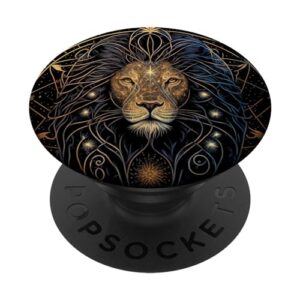 leo zodiac sign astrology lion horoscope july august popsockets standard popgrip