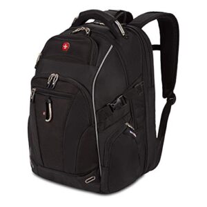 swissgear sa6752 tsa friendly scansmart laptop backpack (black)