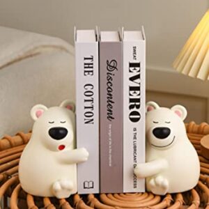 ZESBEE Book File Ornaments, Book Shelves, Home Decorations Beige