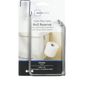 Mainstays Metalo Over-The-Tank Toilet Paper Holder,