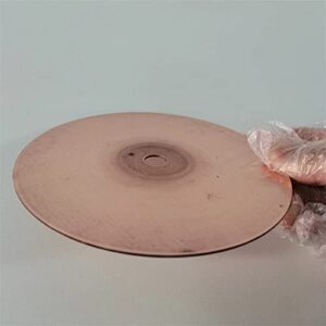 6" inch Copper Master Lap Copper Polishing Disc Jewelry Polishing Wheel for Plate Copper Flat Lap Disk Abrasive Wheel Lapidary Equipment