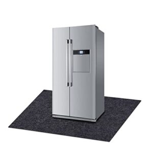 fridge mat,under beverage refrigerators mat,slip resistant,absorb water,protects floor from water,and spills,slip resistant and waterproof(24inches x 24inches)