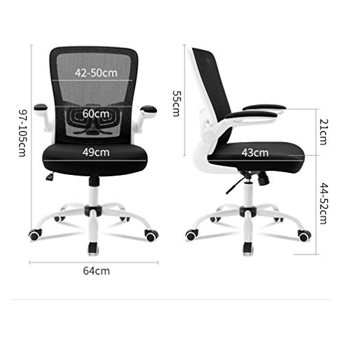 BZLSFHZ Mesh Swivel Ergonomic Task Office Chair with Computer Chair Home Chair Student Chair Writing Chair Office Chair