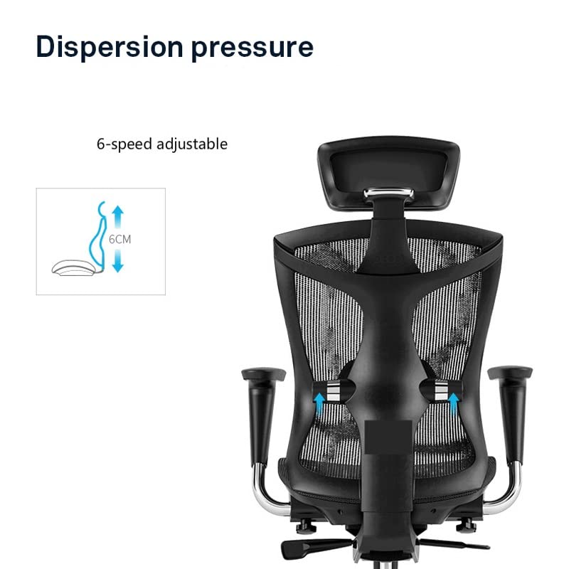 BZLSFHZ Ergonomic Computer Chair Home Waist Engineering Office Chair E-Sports Seat Human Design Multi-Function Adjustment