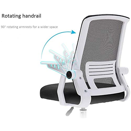 BZLSFHZ Computer Chair Sturdy Adult Personalized Rotating Armrest Removable Hall Chair Internet Cafe Chair (Color : Gray)