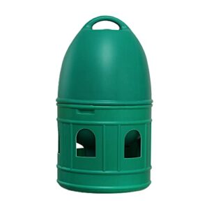 bothyi pigeon water dispenser, large capacity bird water drinker, quail automatic feeder with handle water pot container, green 5l