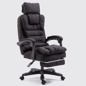 BZLSFHZ Computer Chair Home Fabric Leisure Boss Chair Washable Office Chair Swivel Lift Chairs Massage Recliner