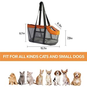 ipetlore Pet Carrier Bag, Dog Purse,Cat Carrier Pet Handbag, Breathable Mesh Design for Small Dogs and Cats,Lightweight Panoramic Pet Bag