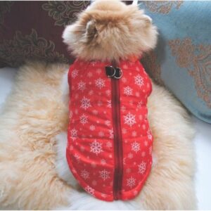 Dog Fleece Pajamas with Hood Dog Fashion Winter Coat Vest Camouflage Pet Clothes Teacup Dog Clothes Girl